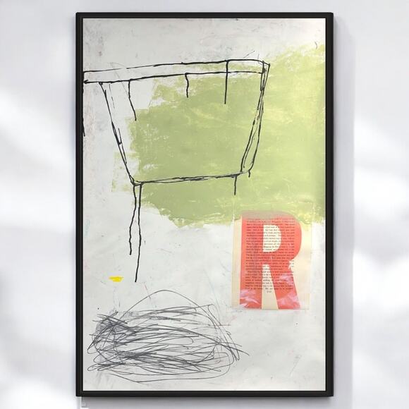 None | Art | Original Mixed Media Abstract Modern Art Painting 24x36 ...